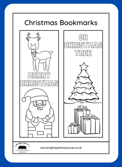 Design a Christmas Bookmark 3 - Bright Spark Resources